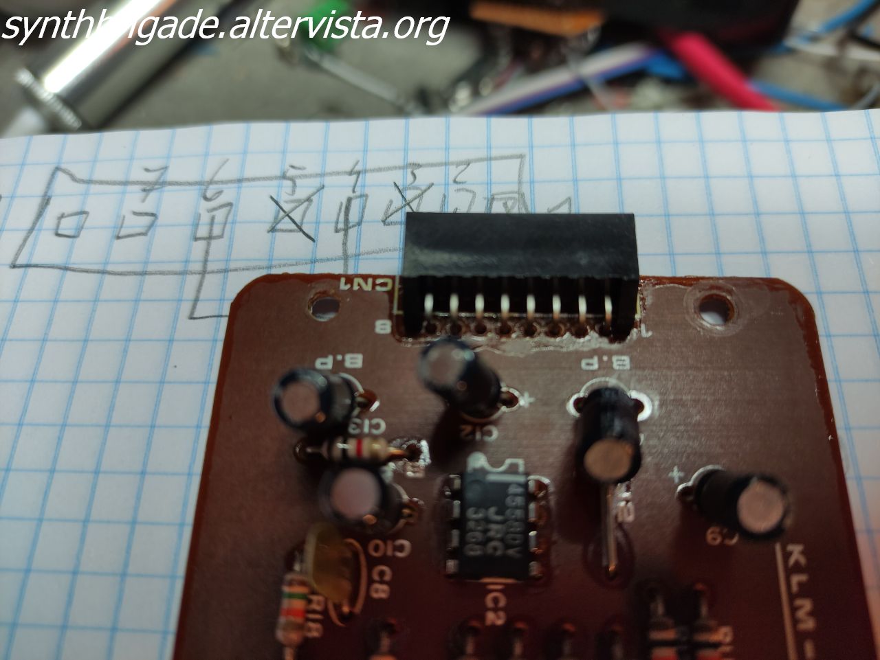 Korg PME40X - Pinout - Synth Brigade